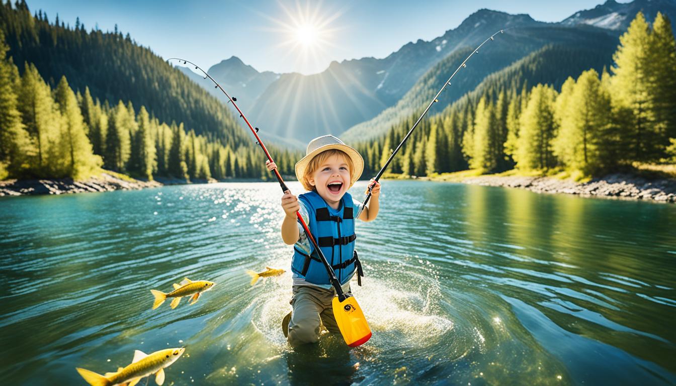 Angelkurse für Kinder - Spaß am Wasser!